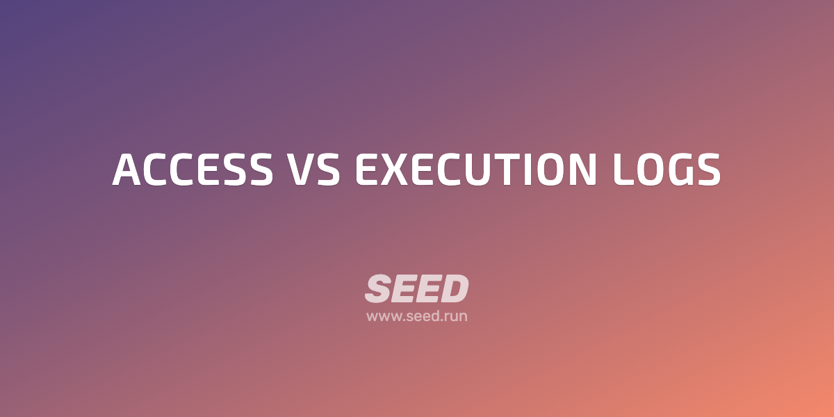 Whats The Difference Between Access Logs And Execution Logs In Api Gateway