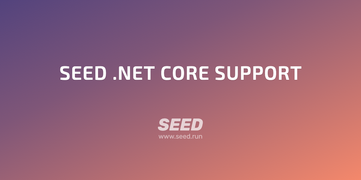 .NET Core 3.1 Support