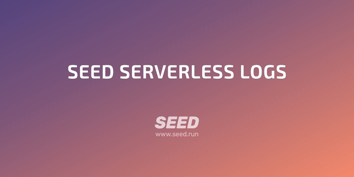 New and Improved Serverless Logs